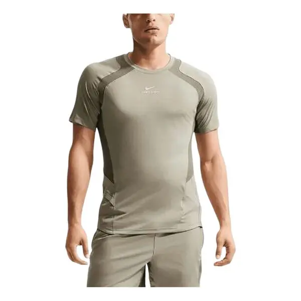 Nike Pro Dri-fit Adv T-shirt 'light Army Medium Olive Light Liquid Lime - Light Army/medium Olive/light Liquid Lime