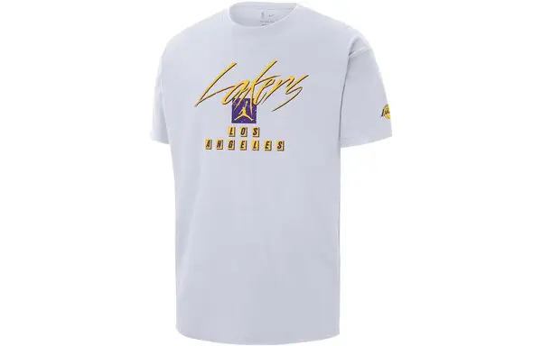 JORDAN Los Angeles Lakers Courtside Statement Edition Nba Max90 T-shirt - White