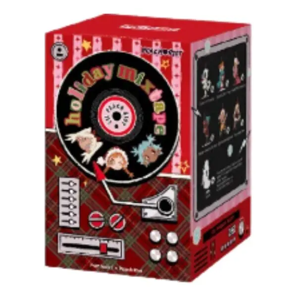 POP MART Lil Peach Riot Holiday Mixtape Series Figure Sealed Case - Multi-color