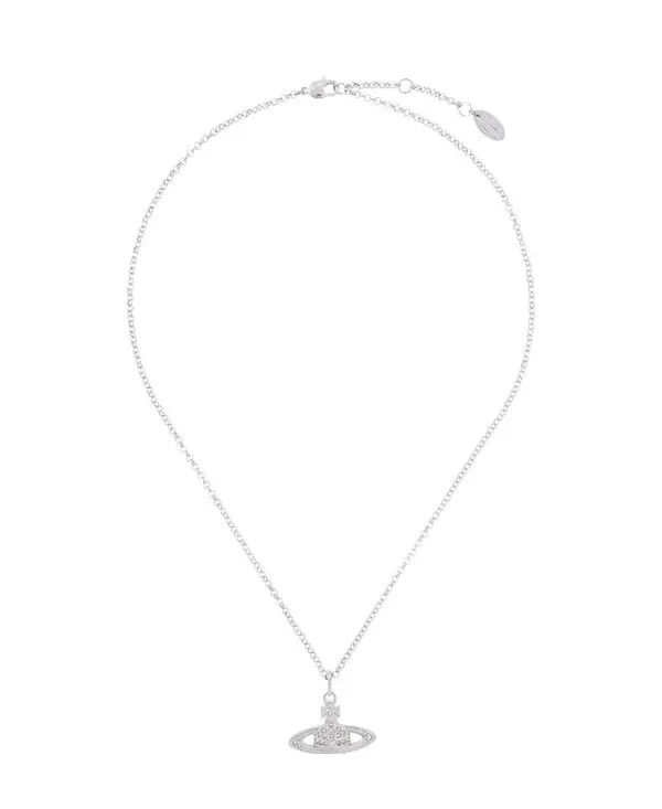 VIVIENNE WESTWOOD Embellished Chain-link Necklace - White