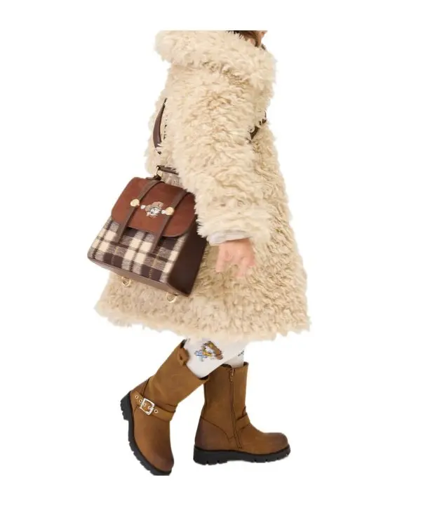 Monnalisa Faux-fur Textured Jacket