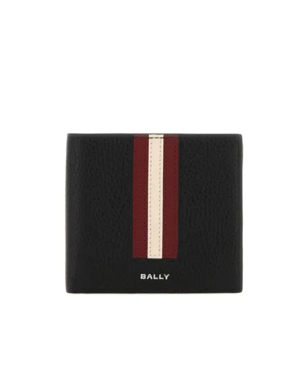 Bally Ribbon Logo Detailed Bi-fold Wallet