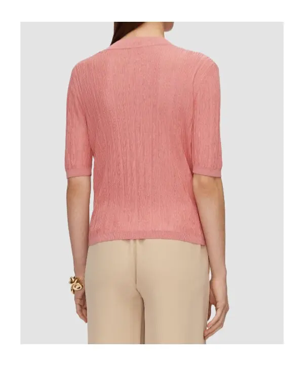 JOSEPH V-neck Buttoned Cardigan