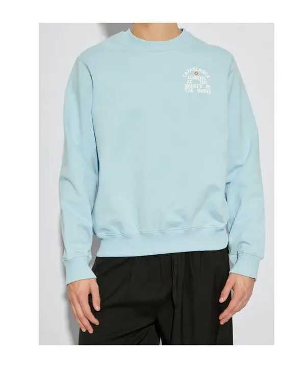 Casablanca Logo Printed Crewneck Sweatshirt