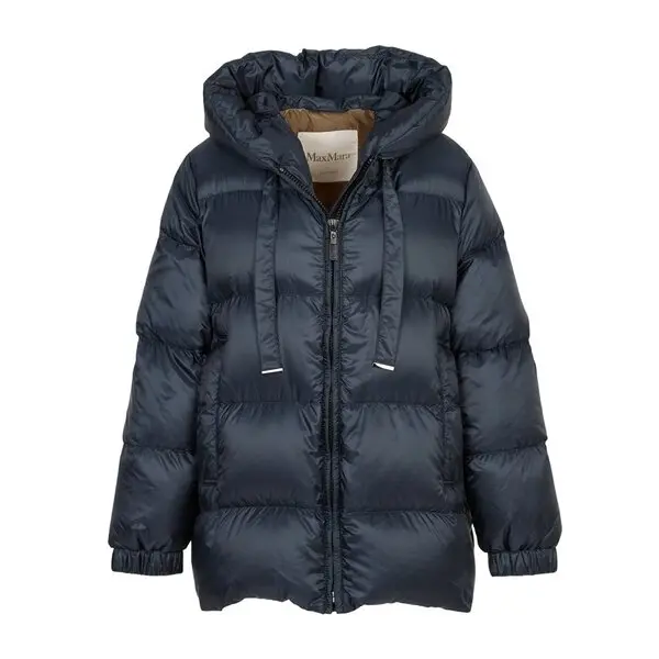 Max Mara Seia Zip-up Drawstring Hooded Jacket