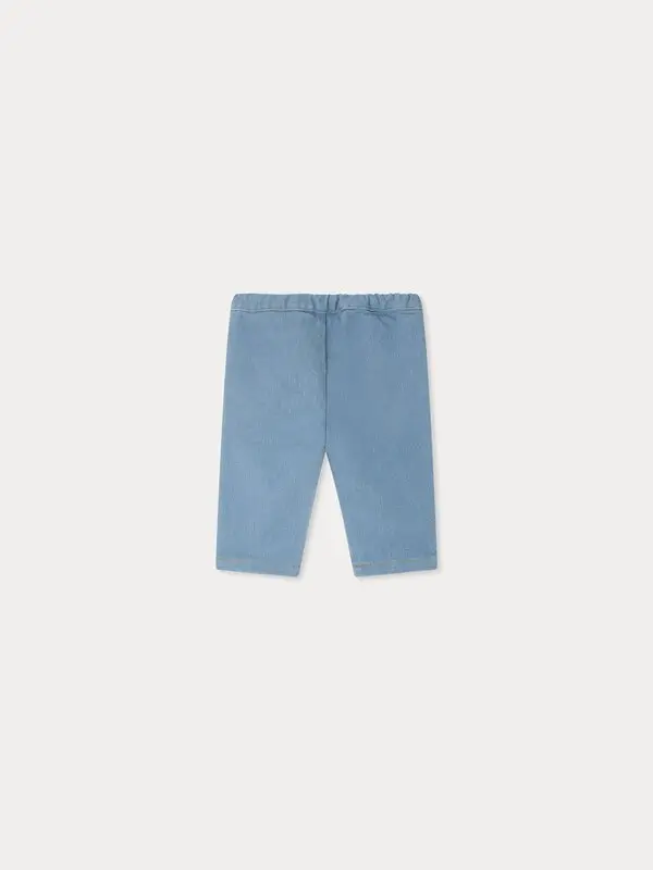 Bonpoint Organic Cotton Denim Trousers