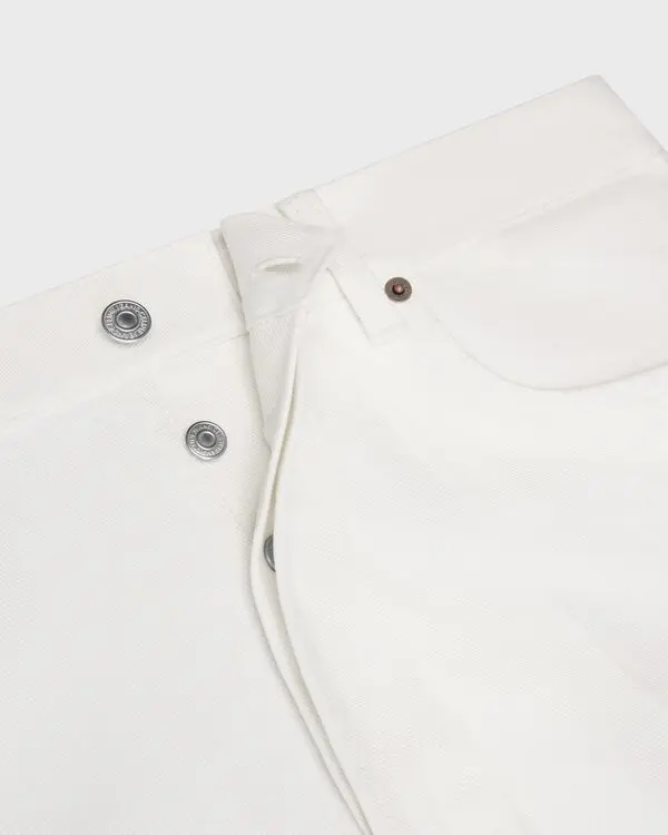 Celine Boyfriend Jeans In Heavy Cotton Twill