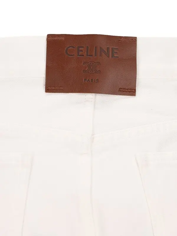 Celine Boyfriend Jeans In Heavy Cotton Twill