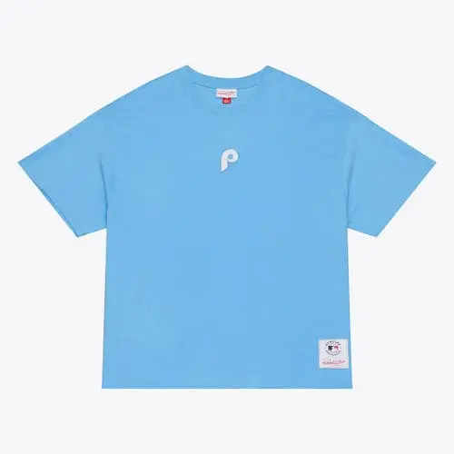 Mitchell & Ness Philadelphia Phillies Insignia Premium T-shirt - Light Blue