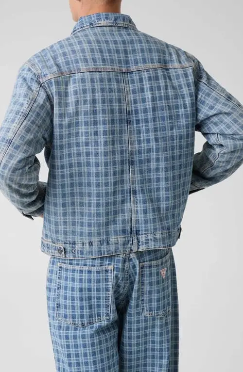 Guess Lasered Plaid Detroit Jacket