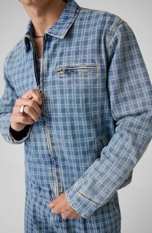 Guess Lasered Plaid Detroit Jacket