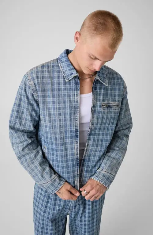 Guess Lasered Plaid Detroit Jacket