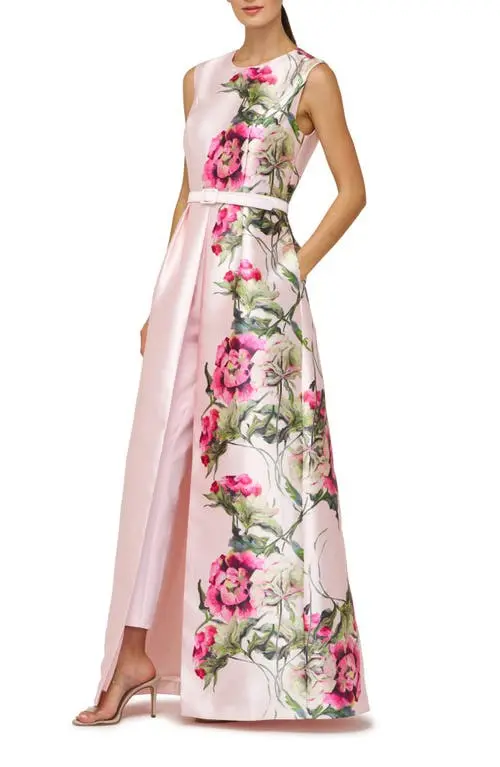KAY UNGER Finley Floral Walk-through Jumpsuit