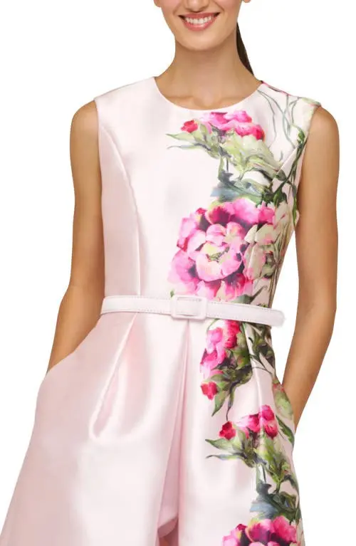 KAY UNGER Finley Floral Walk-through Jumpsuit