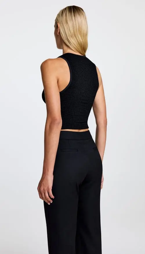 Smythe Muscle Rib Tank - Black Rib