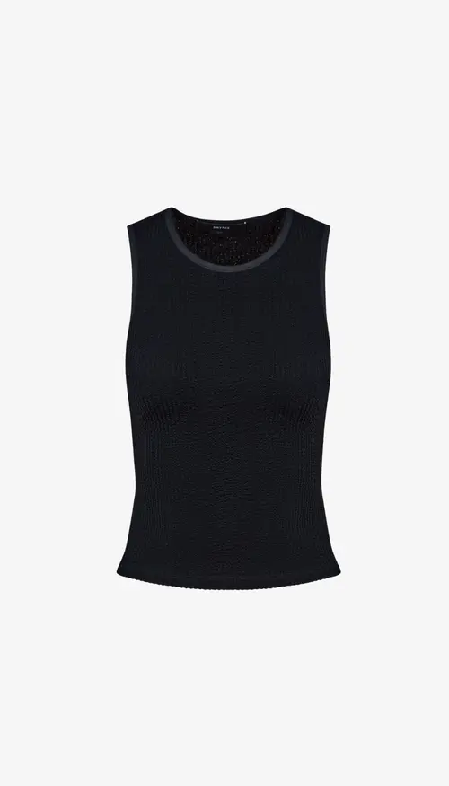 Smythe Muscle Rib Tank - Black Rib