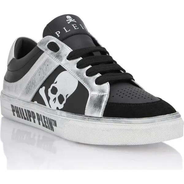 Philipp Plein Low-top 'retrokickz' Sneakers - Black/silver
