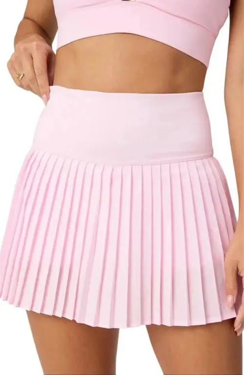 FABLETICS Hot Shot Pleated Skirt Ultra Mini - Soft Pink