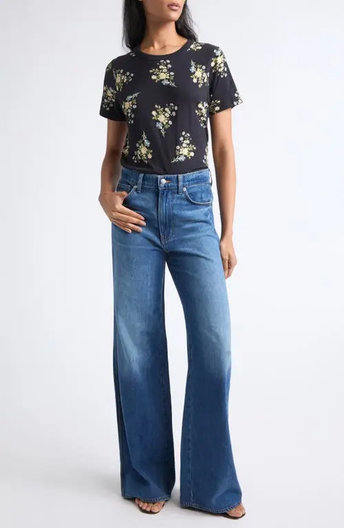 Veronica Beard Carla Floral Print T-shirt