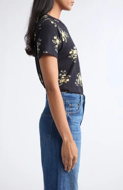 Veronica Beard Carla Floral Print T-shirt