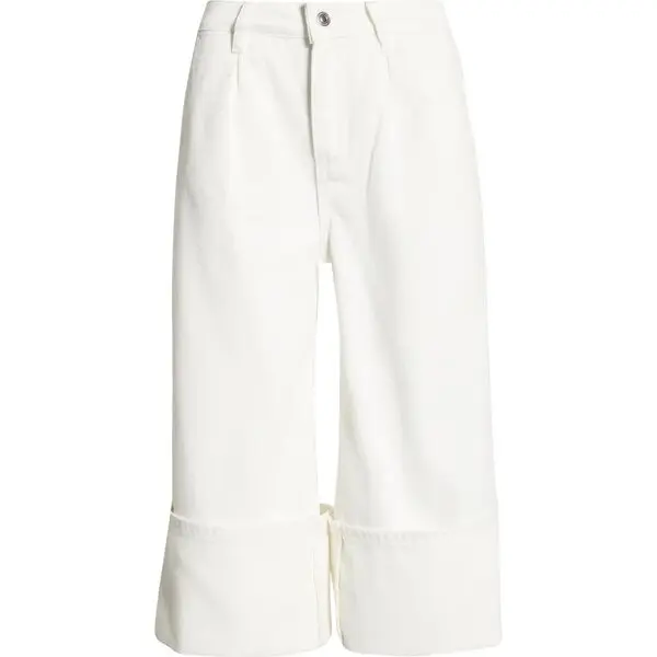 FADE OUT LOUD Roxie Cuffed Selvedge Jort Shorts