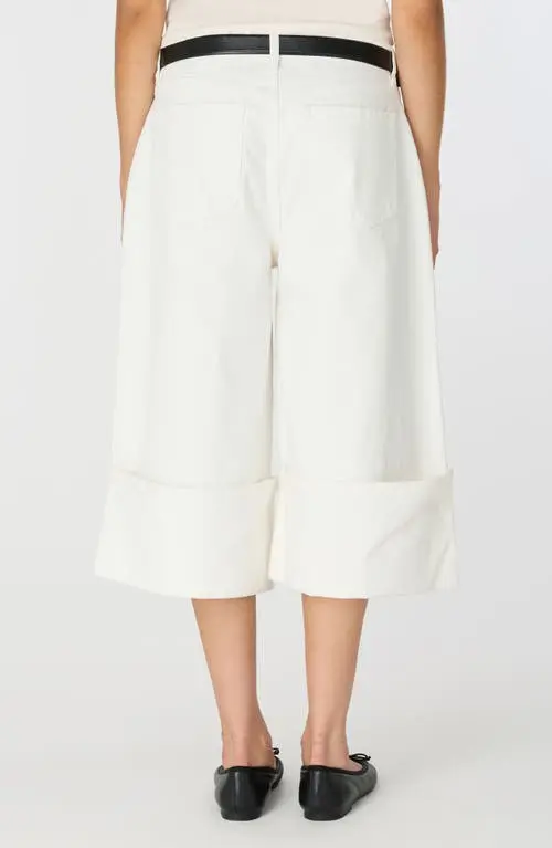 FADE OUT LOUD Roxie Cuffed Selvedge Denim Shorts