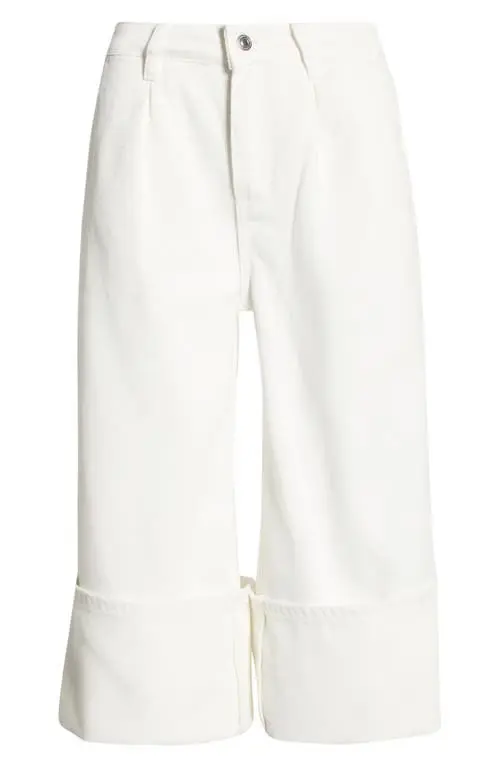 FADE OUT LOUD Roxie Cuffed Selvedge Denim Shorts