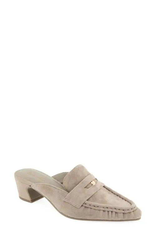 Splendid Lotus Penny Loafer Mule - Ermine