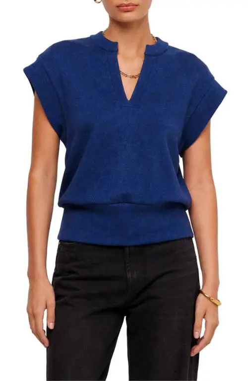 Fifteen Twenty Morgan V-neck Top - Blue
