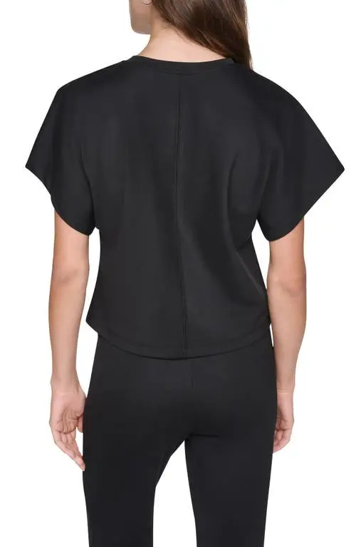 Dkny Zip Pocket Dolman Sleeve T-shirt