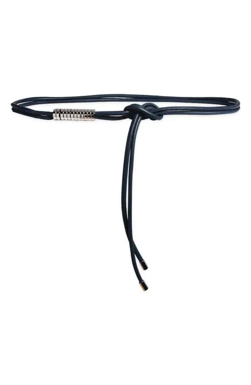 KALLMEYER Lowell Wrap Belt - Denim/silver