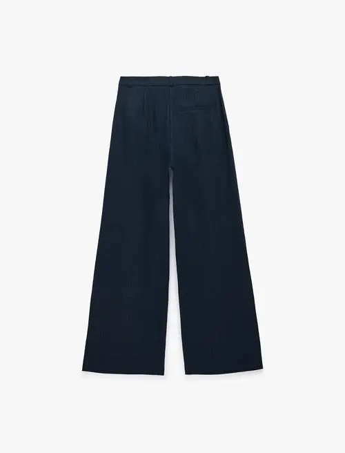 Koton Mid-rise Wide Leg Trousers