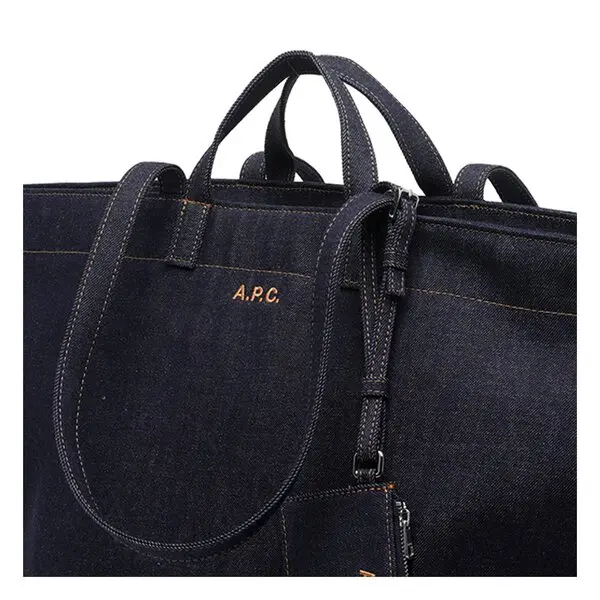 A.p.c. Le Drummer Denim Tote Bag