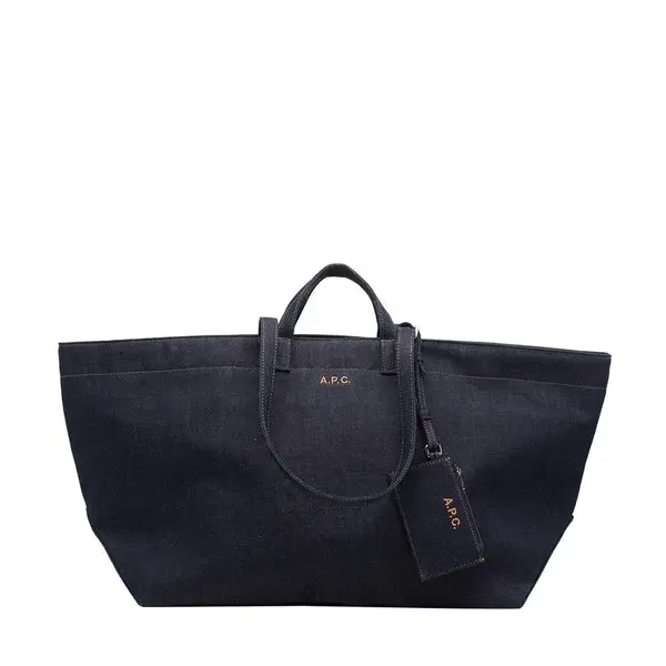 A.p.c. Le Drummer Denim Tote Bag - Blue