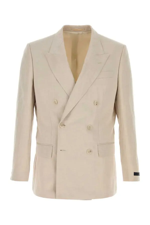 BOSS Sand Lyocell Blend Blazer