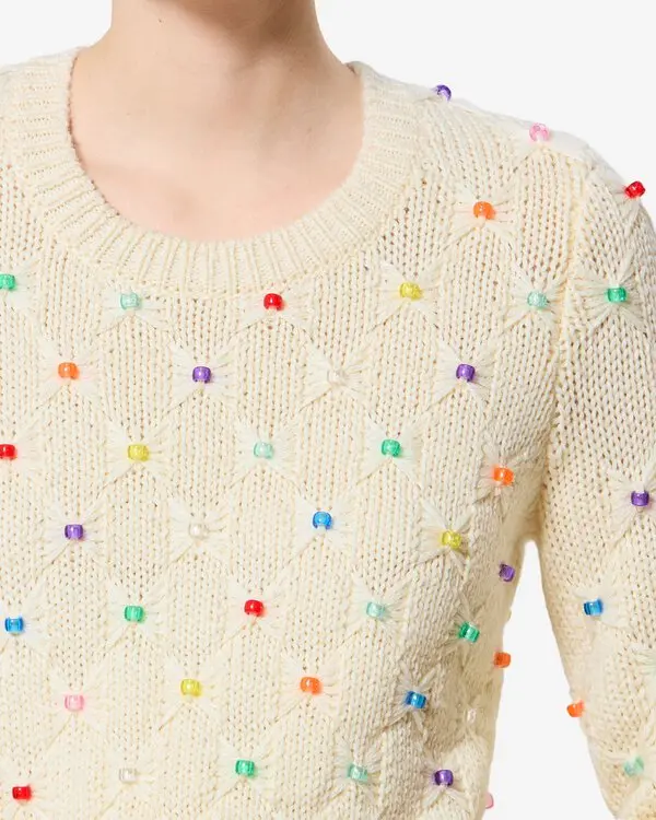 ETOILE Marant Étoile Priyanka Pullover With Bead Embellishments