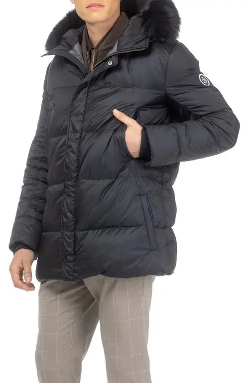 Gorski Down Parka With Toscana Lamb Hood Trim