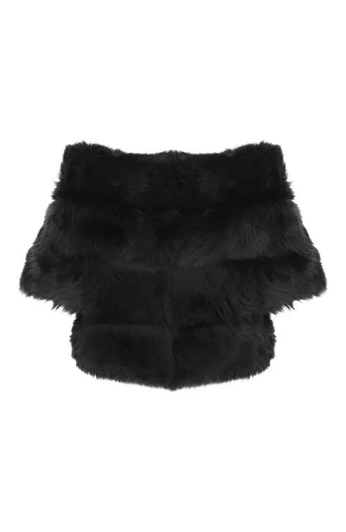 Gorski Genuine Shearling Lamb Capelet