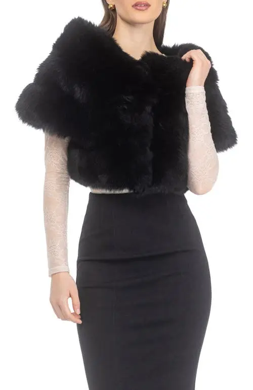 Gorski Genuine Shearling Lamb Capelet