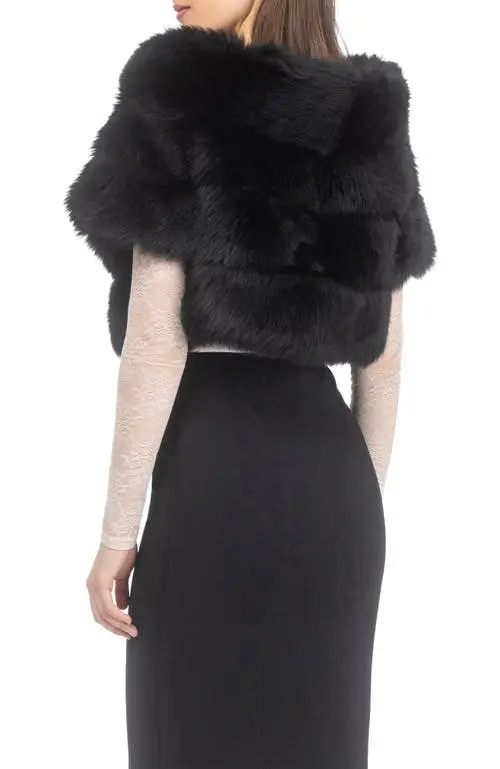 Gorski Genuine Shearling Lamb Capelet