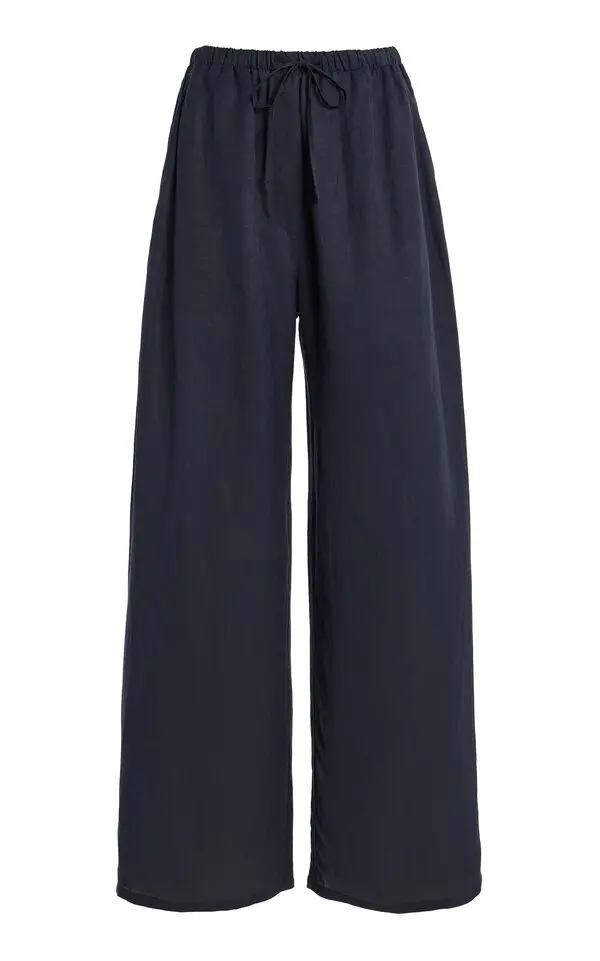 LESET Daniel" Drawstring Pocket Pants - Navy