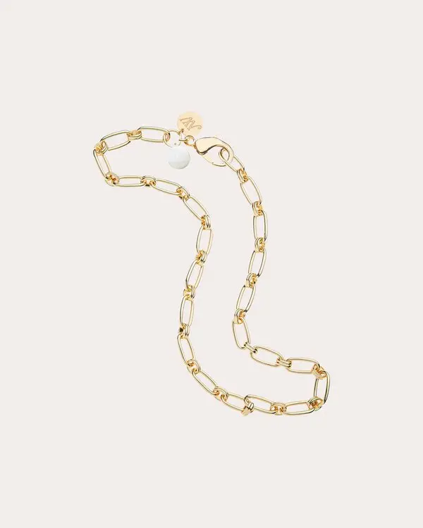JANE WIN Mother Of Pearl Wheels Of Fortune Necklace