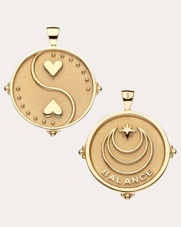 JANE WIN Balance Original Coin Pendant Necklace