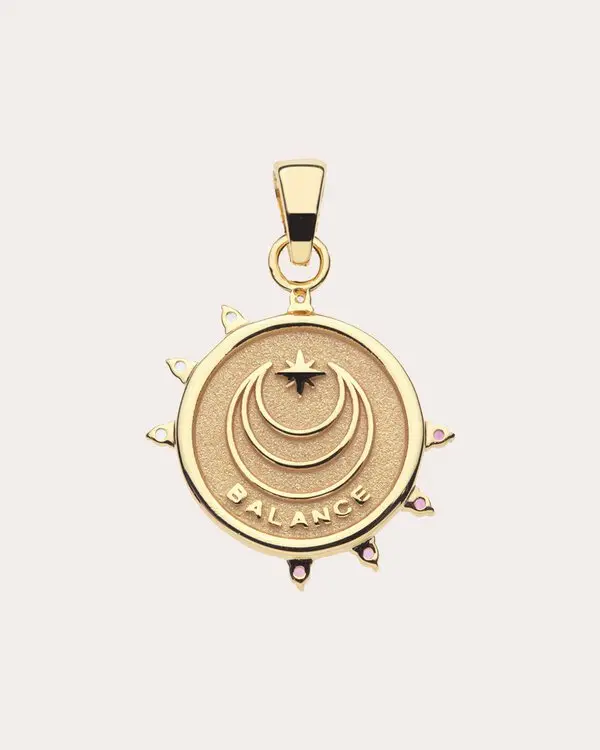 JANE WIN Petite Coin Pendant Necklace