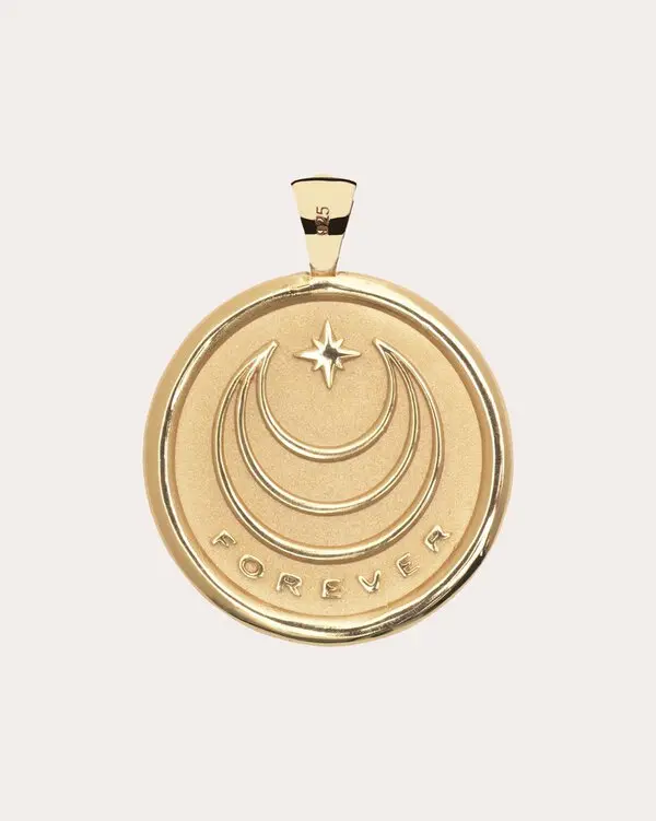 JANE WIN Forever Original Coin Pendant Necklace
