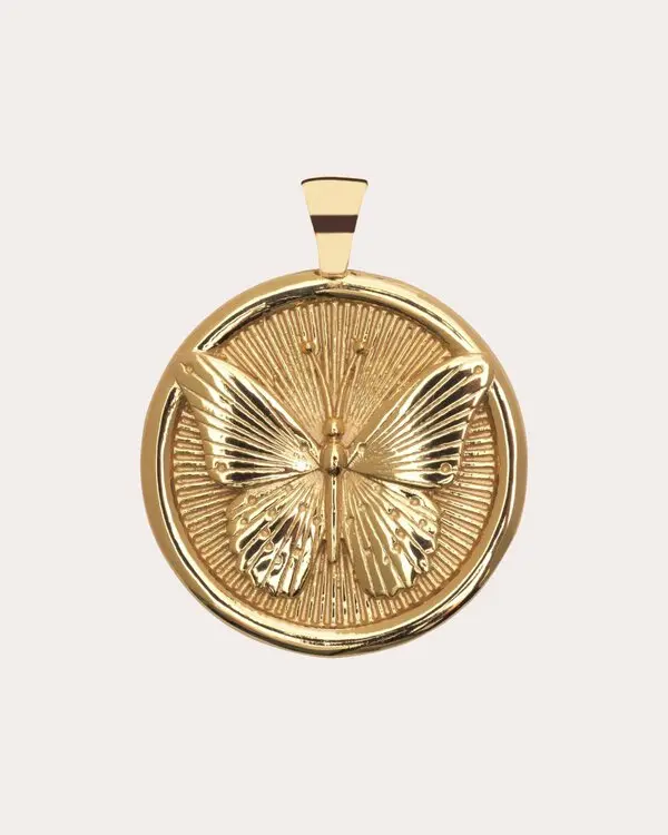 JANE WIN Free Original Coin Pendant Necklace - Gold