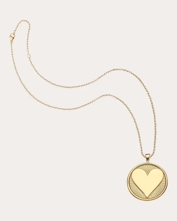 JANE WIN 14k -plated Sterling Silver Love Hearts Pendant Necklace