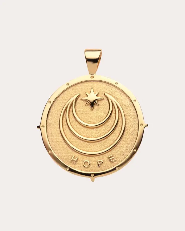 JANE WIN Hope Original Coin Pendant Necklace