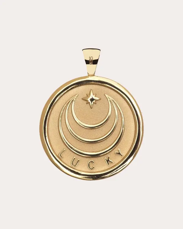 JANE WIN Lucky Original Coin Pendant Necklace