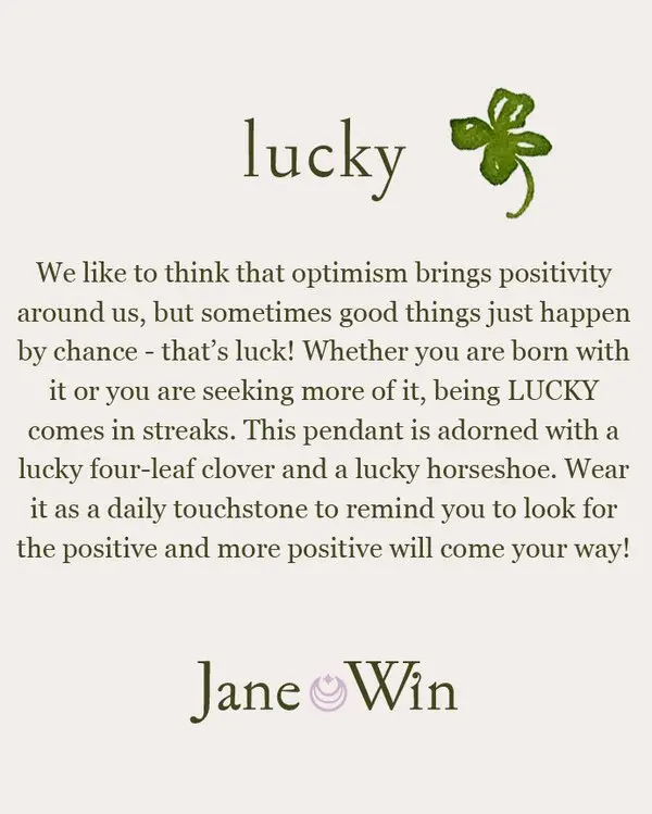 JANE WIN Peridot Lucky Petite Coin Pendant Necklace